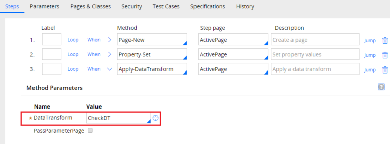 How to use data transform in Pega