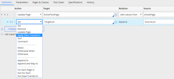 How to use data transform in Pega