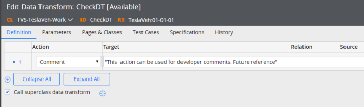 How to use data transform in Pega