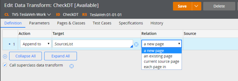 How to use data transform in Pega