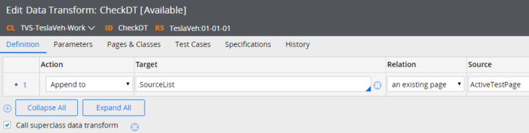 How to use data transform in Pega