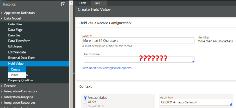 Field value in pega