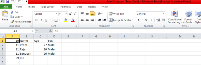Service File Processing - tutorial - MyKnowTech