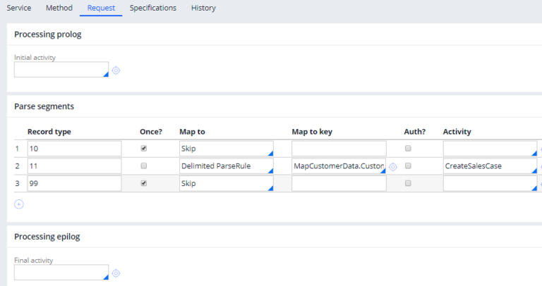 Service File Processing - tutorial - MyKnowTech