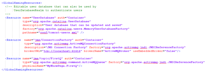 Java Messaging Service 3 - Setup Pega to ActiveMQ Connection