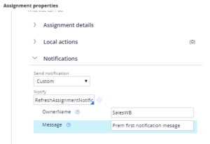 Notifications in Pega - read published messages using JavaScript