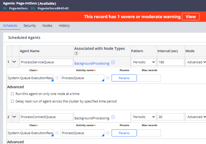 Asynchronous service processing in Pega