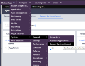 AsyncProcessor requestor type and System Runtime Context in Pega