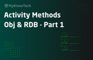Obj and RDB methods in pega