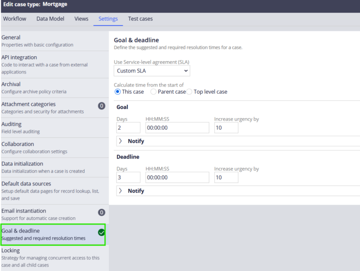 Service Level Agreements in Pega - MyKnowTech