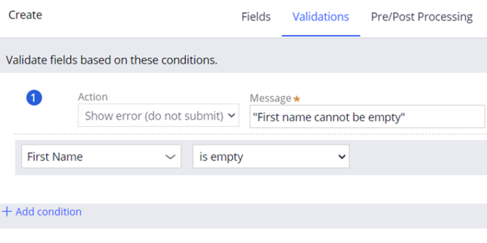 Validation rules in Pega - MyKnowTech