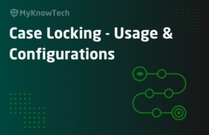 Locking mechanism in Pega
