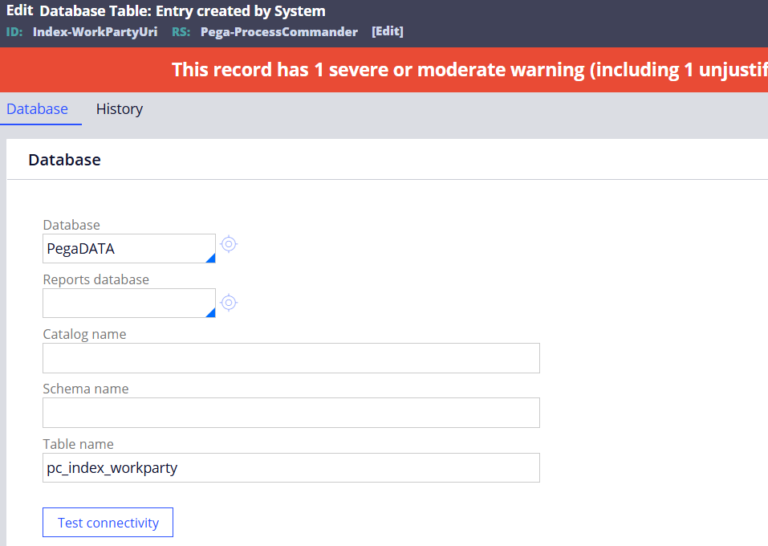 Declare Index in Pega - Understanding - MyKnowTech