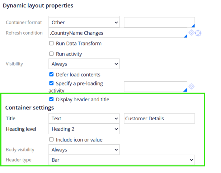 Dynamic Layouts - Usage and Configurations in Pega - MyKnowTech