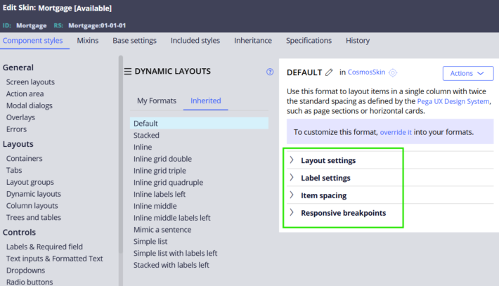 Dynamic Layouts - Usage and Configurations in Pega - MyKnowTech