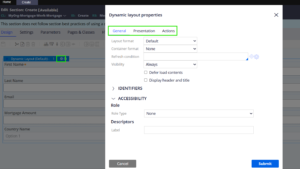 Dynamic Layouts - Usage and Configurations in Pega - MyKnowTech