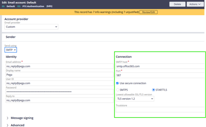 Sending Outbound Emails from Pega - MyKnowTech