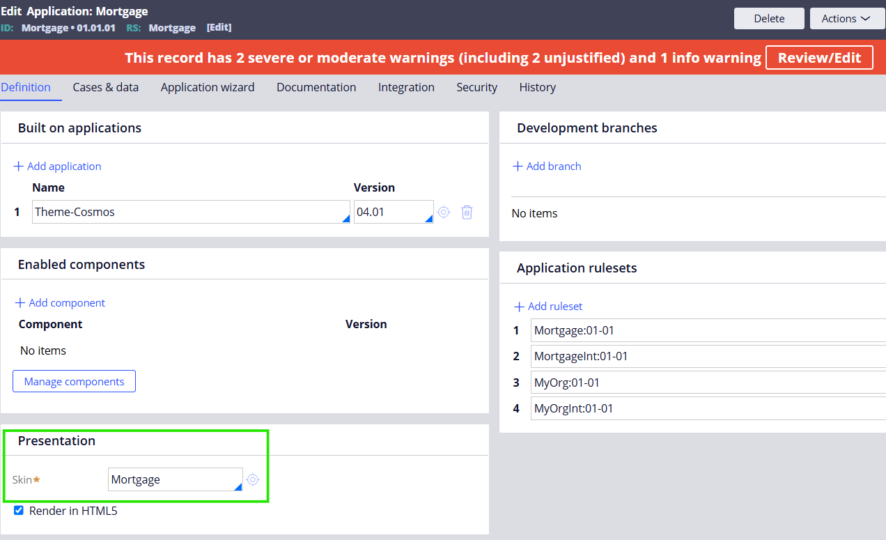 UI Skin - Formats and Mixins in Pega - MyKnowTech