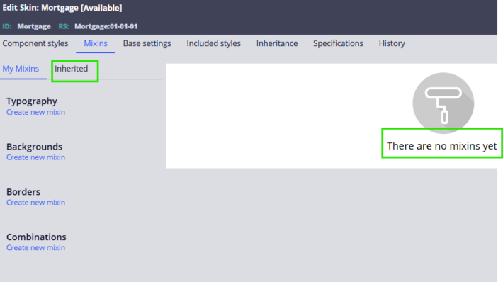UI Skin - Formats and Mixins in Pega - MyKnowTech